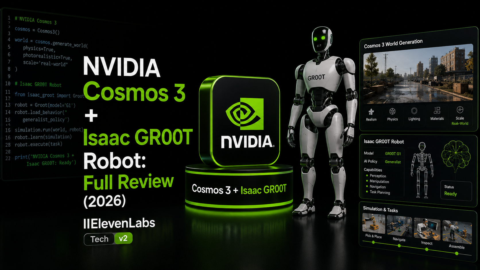 NVIDIA Cosmos 3 + Isaac GR00T Robot: Full Review (2026)